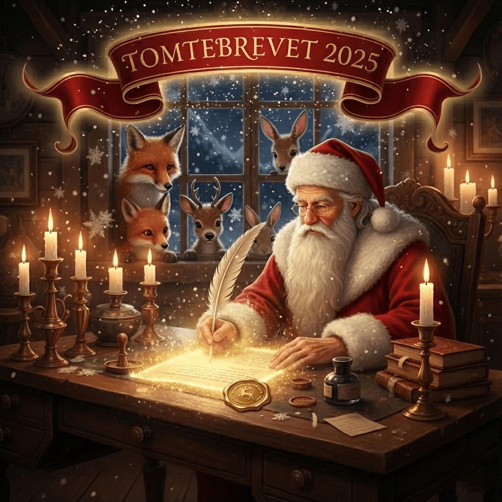 Tomtebrev – Tomten skriver brev | Tomtebrevet 2025 – Barnens Brev